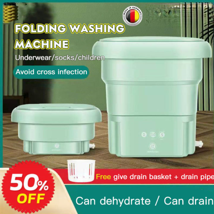 Folding Washing Machine Bucket for Clothes Socks Underwear Cleaning ...