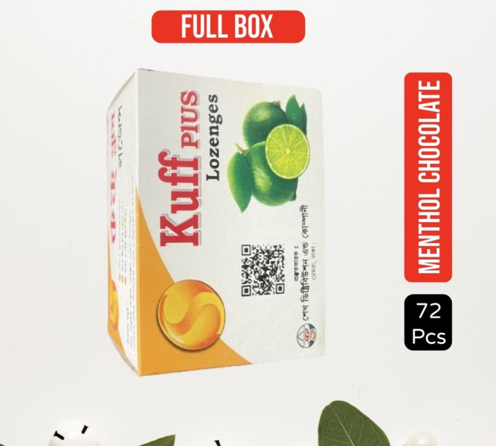 Kuff Plus Lozenges -Full Box- 72 pcs Lozenges | Daraz.com.bd