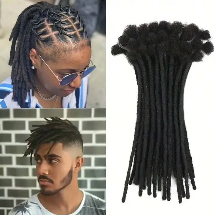 Dreadlocks Synthetic Extensions 8 Inch 10 Strands Loc Dreads Extensions ...