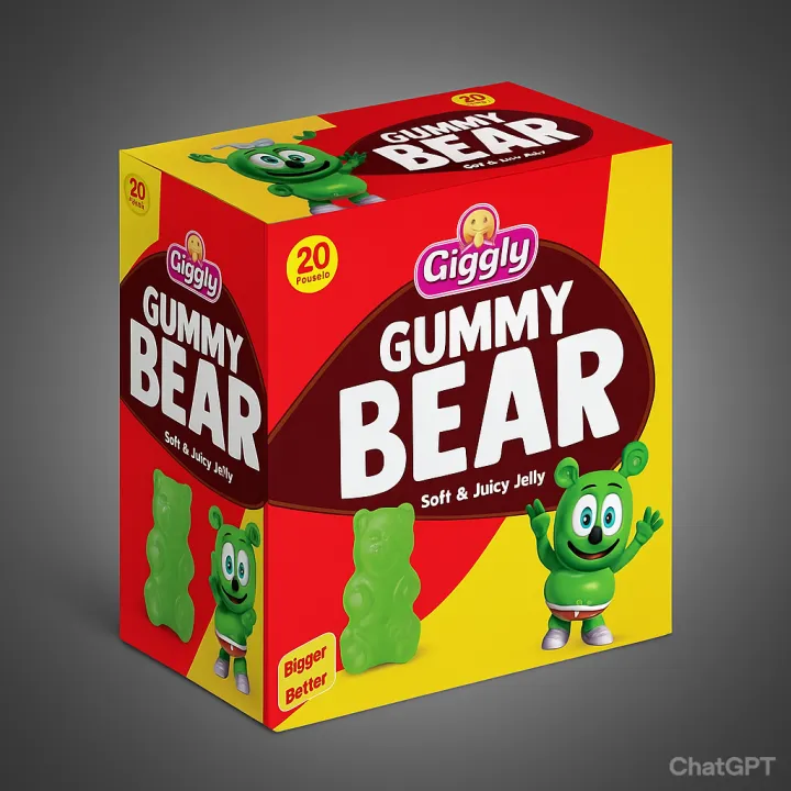 Gummy Bear Soft and Juicy Jelly Pack of 20 PC's – Fruity Flavoured ...