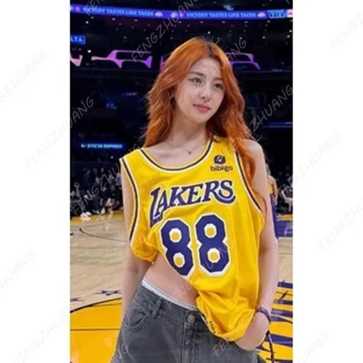 Outdoor sports lakers 88 YUNJIN basketball Training jersey Outdoors ...