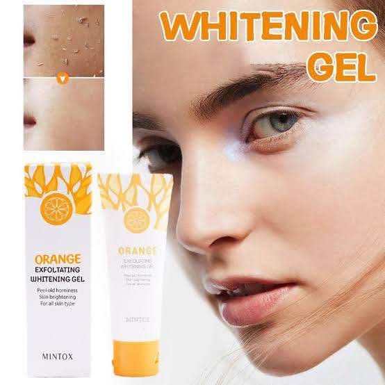 MINTOX Orange Exfoliating Whitening Gel Body Scrub Facial Exfoliating ...