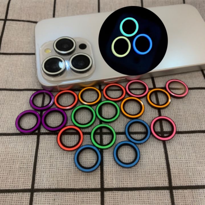 Camera Protector Iphone 16 Pro Max Luminous Camera Lens Protector Glass ...