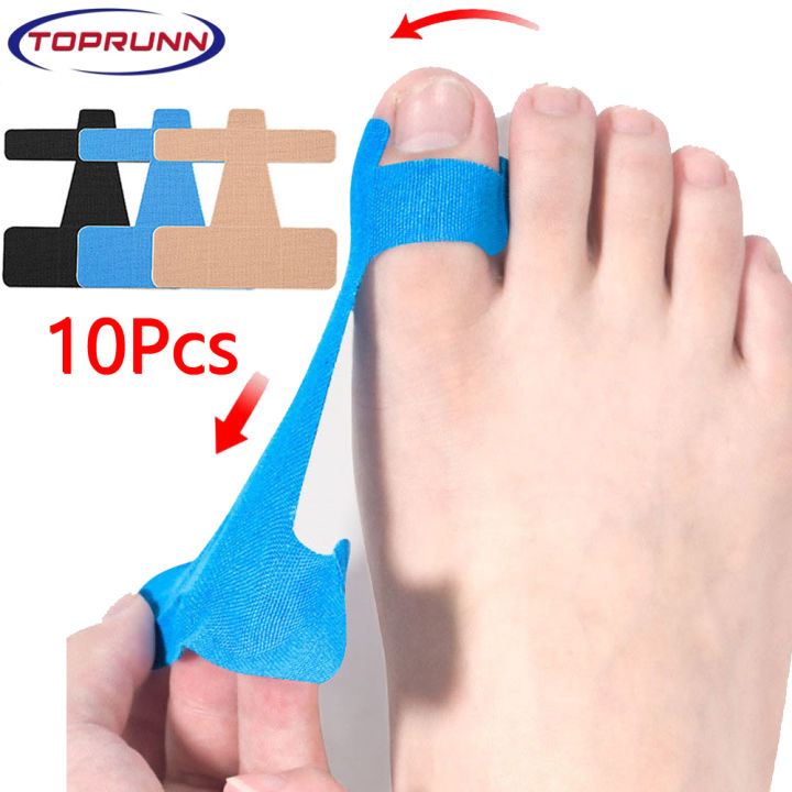 10PCS Bunion Corrector & Pain Relief Kinesiology Athletic Tape For ...