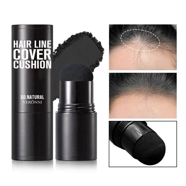 Instant Hairline Powder, Fast Covering Hair Root Concealer, Eyebrow and ...