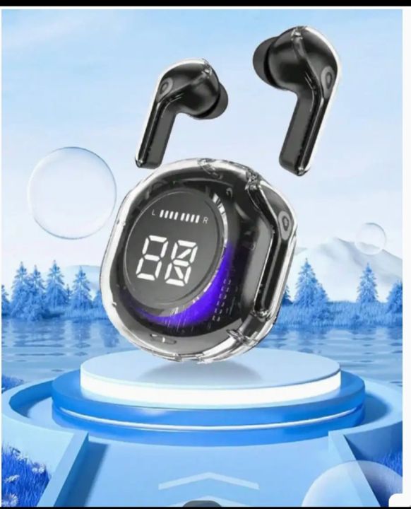 ultrapods pro true wireless earbuds with display transparent design ...