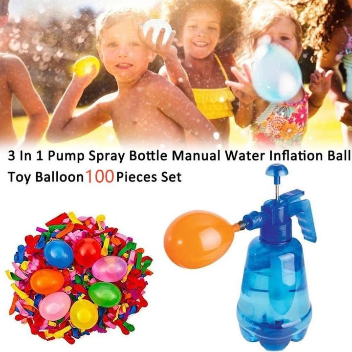 Portable Air Water Bomb Balloon Pump With Balloons For Kids Party ...