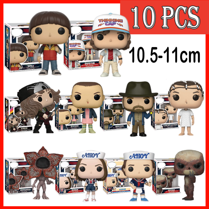 Anime Strangers Things Figure Jane Ives/Will Byers/Mike Wheeler Action ...