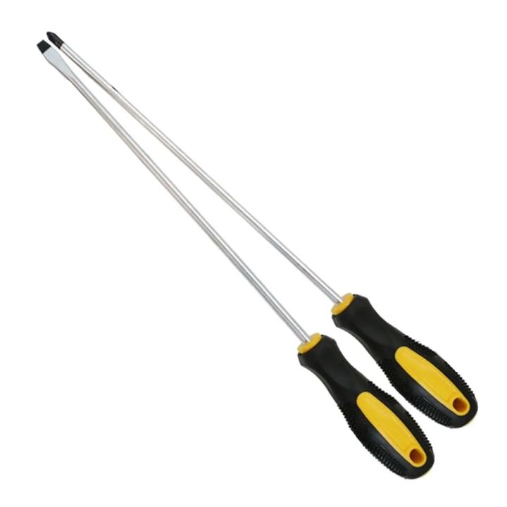 1/2pcs Extended Screwdriver Alloy Steel 12Inch Long Slotted Cross ...