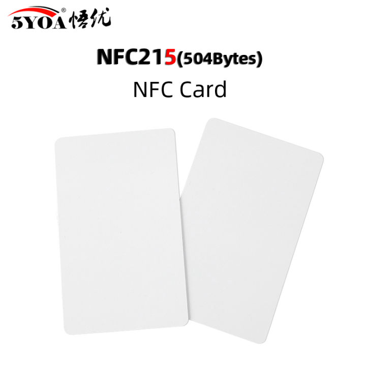 5YOA 5/10pcs NFC Card NFC215 Cards 215 504Bytes Ntag215 13.56mHz for ...