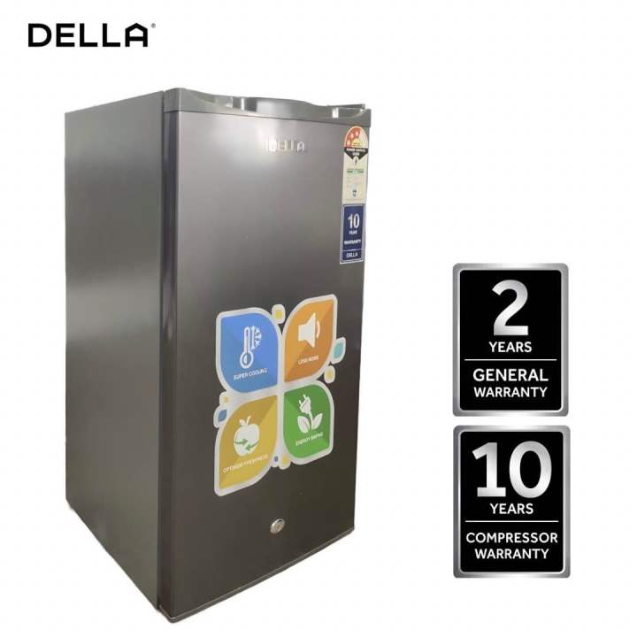 Della 100 Litre Single Door Refrigerator (Silver) | Daraz.com.np