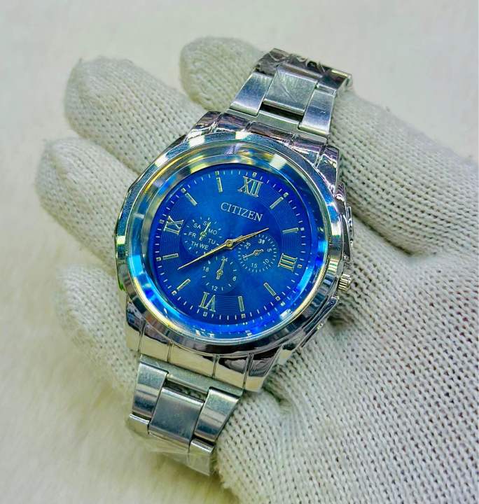 New Stainless Steel Chain Strap Watch For Men | Daraz.lk