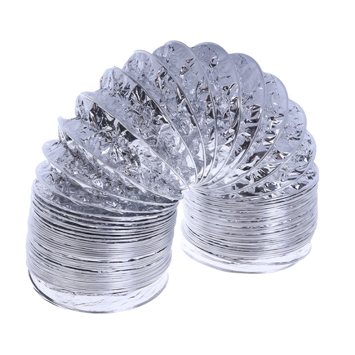 4inch Aluminum Ventilator Pipe Air Ventilation Hose Flexible Exhaust ...