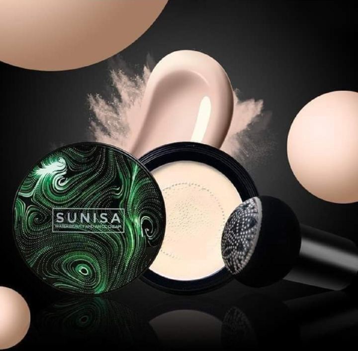 Sunisa Waterproot Air Cushion Foundation - Natural Finish Mushroom Head ...