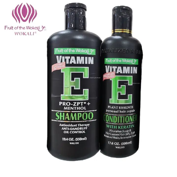 Fruit Of The Wokali Vitamin E Shampoo & Conditioner | Daraz.lk