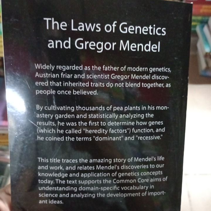 THE LAWS OF GENETICS AND GREGOR MENDEL | Daraz.com.bd