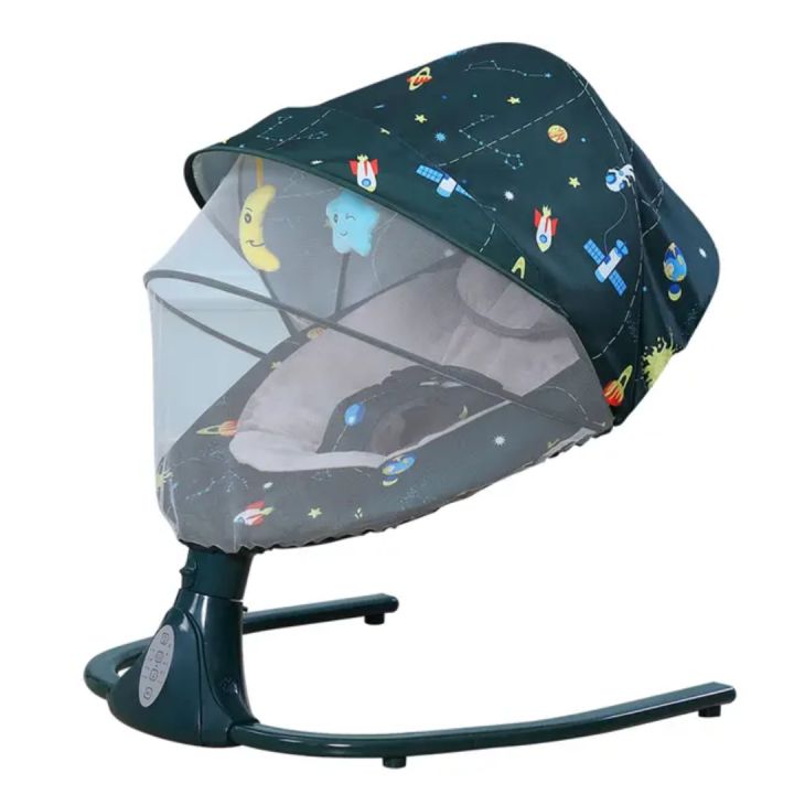 Baby Rocking Chair Smart Remote Control Electric Music Newborn Calm ...