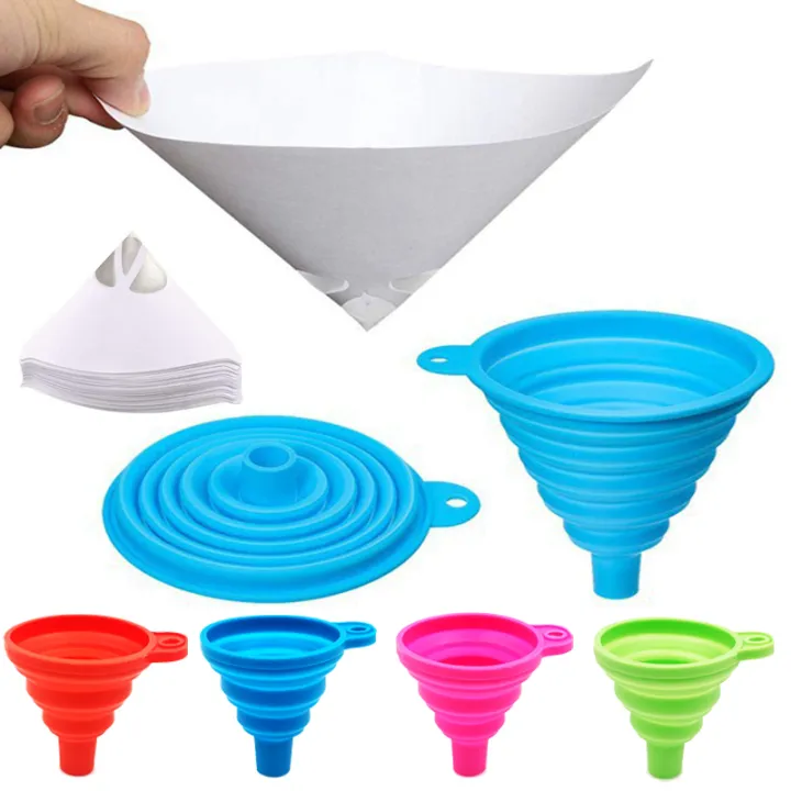 Paint Straining Funnel Disposable Filter Paper 100 Mesh Conical Paint ...