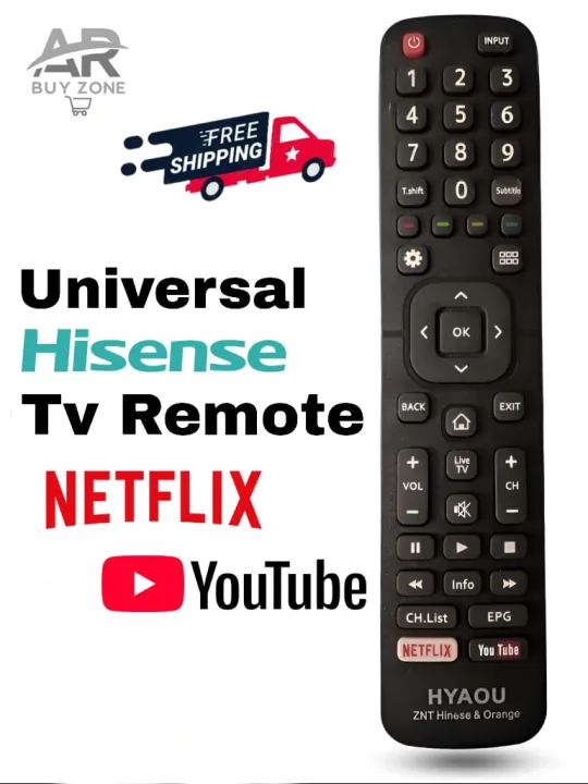 Hisense Smart & Android LED TV Remote | Hisense TV Remote Control ...