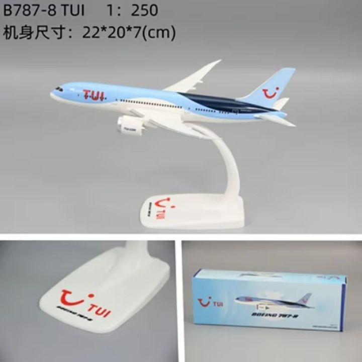 1/250 B787-8 TUI Fly Tuifly Airlines ABS Plastic Airplane Model Toys ...