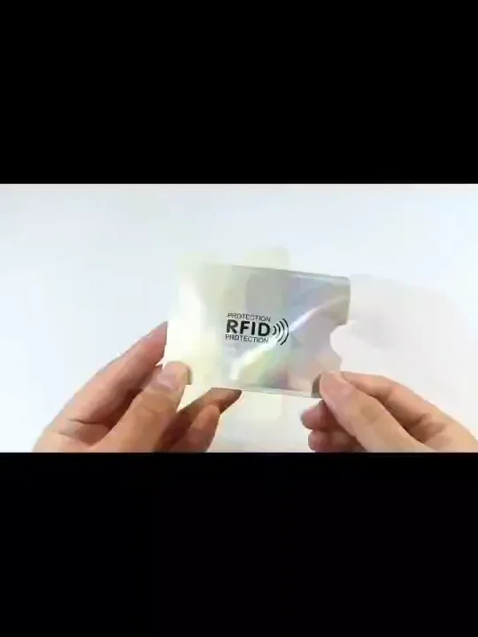 FANTZEI Premium Quality RFID Blocking Card Covers - Anti-Theft, NFC ...