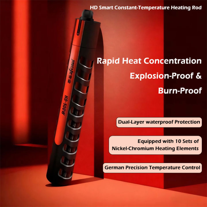 Newest 220v Adjustable Temperature Thermostat Heater Rod 100W/ 200W ...