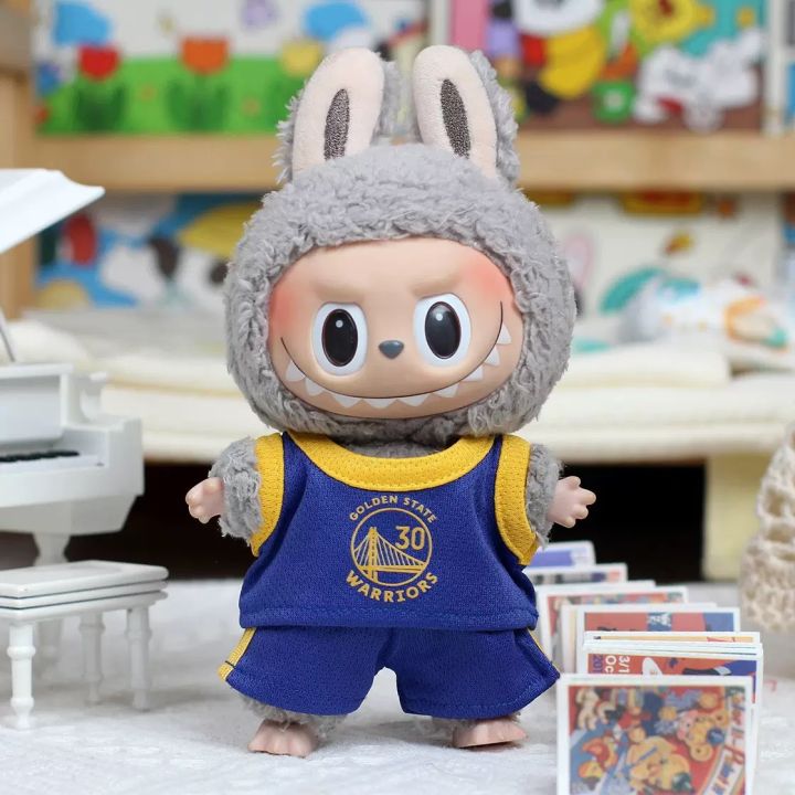 17cm LABUBU 23 Basketball Jersey Cotton Doll Clothes for Pullip Blythe ...