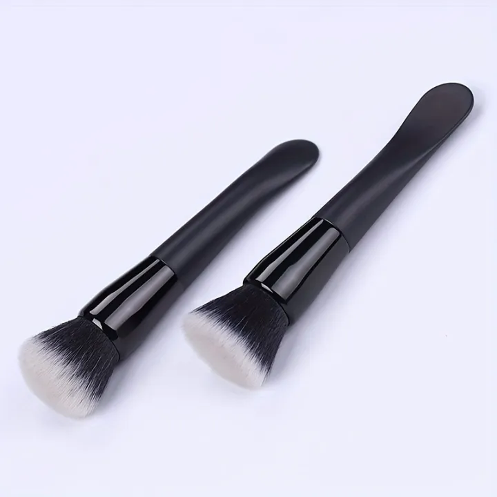 2pcs flat foundation scoop round face Blush Brush scoop, hair makeup ...