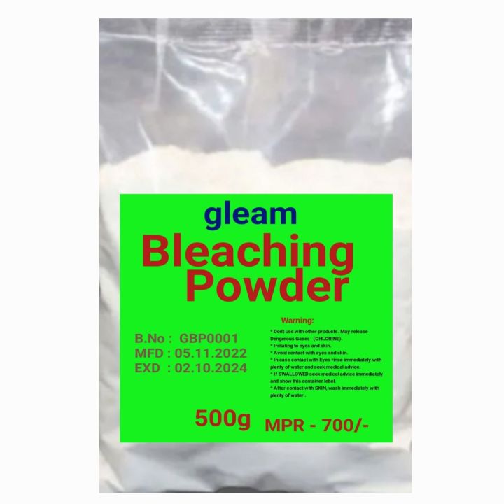Gleam Bleaching powder 500g | Daraz.lk