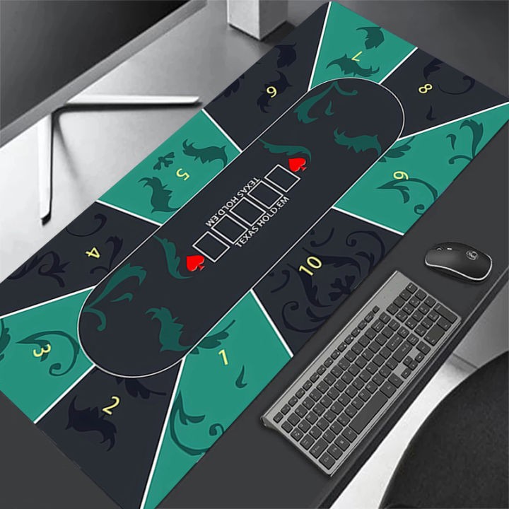 Texas Hold'em Mat Poker Card Game Keyboard Mouse Pad Casino Mat desktop ...