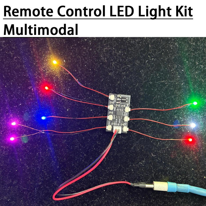 Remote Control LED Light driver board W 7XWired 0805 SMD LED FOR Toys ...