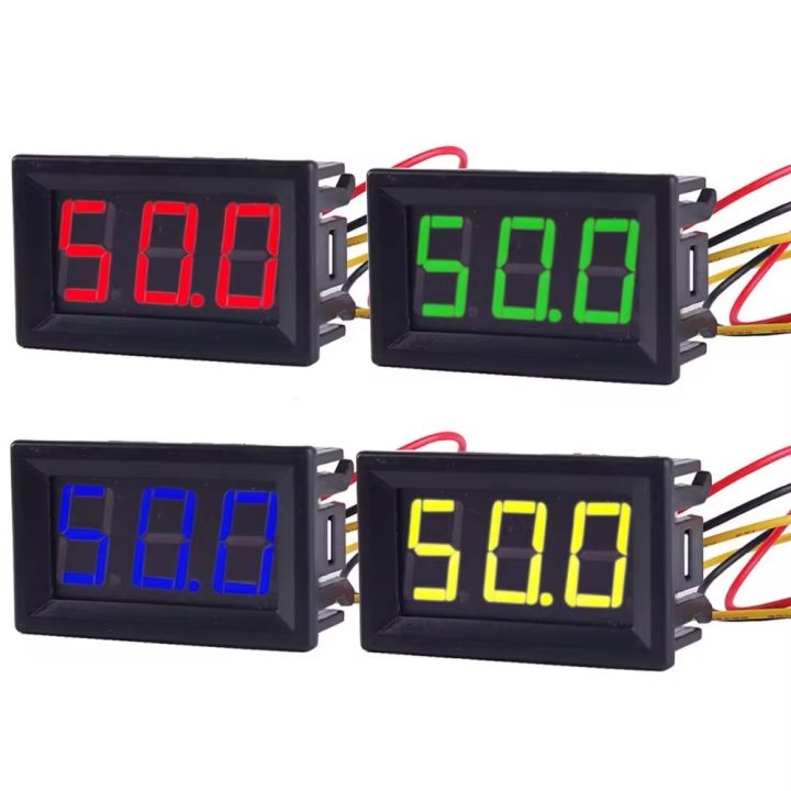 DC 4.5-30V Digital voltmeter 0.56 Inch LED Two-Wires Digital Display ...