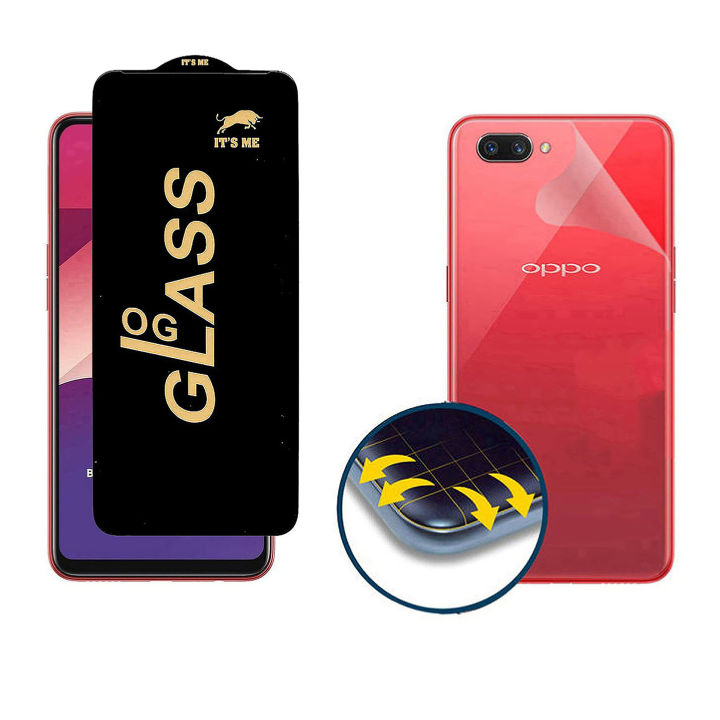 Oppo A3s HD+ OG Glass Protector with Crystal Clear Display + Matte ...