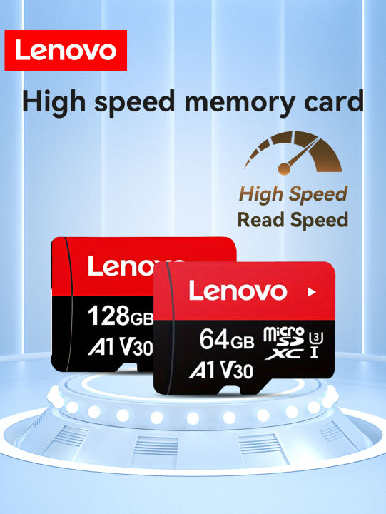 Lenovo Memory Card 512GB 256GB 128GB 64GB 32GB U3 V30 4K Full HD Micro ...