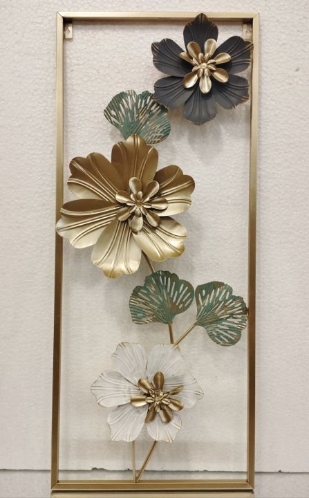 Metallic Wall Decor Rectangle Shape | Daraz.pk