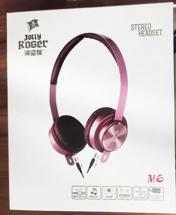 Jolly Roger Stereo Headset -M6 | Daraz.com.bd