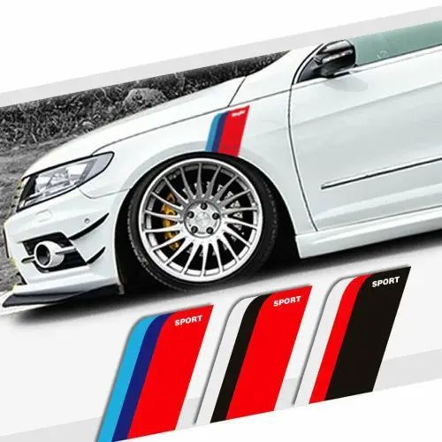 Fender Stripes Car Stickers Vinyl Decal 3 Color for Ford BMW Honda VW ...
