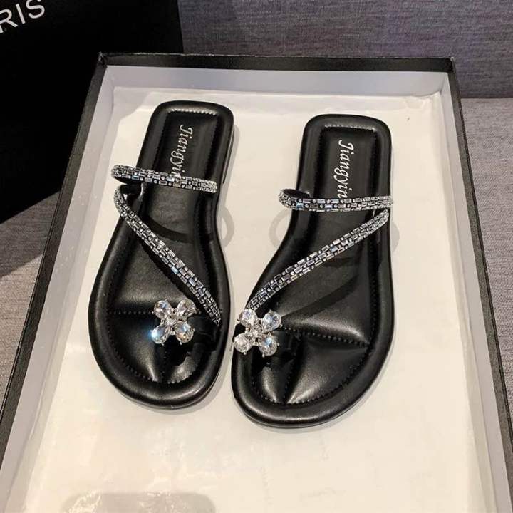 Summer New Flower Stone Design Sandal Slipper For Women By Chapals.np ...