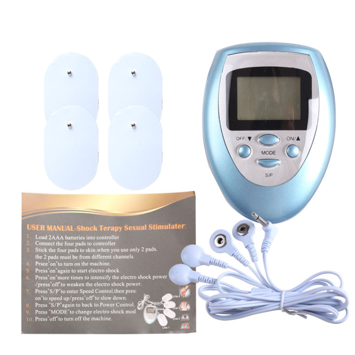 Electrical Stimulator Full Body Neck Back Relax Muscle Massager LCD ...