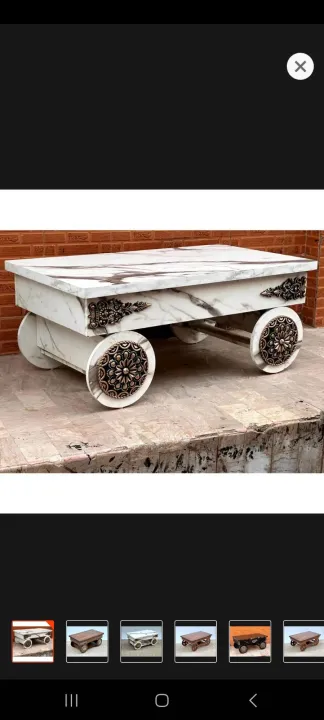 centre table MDF wood marble texture water proof | Daraz.pk