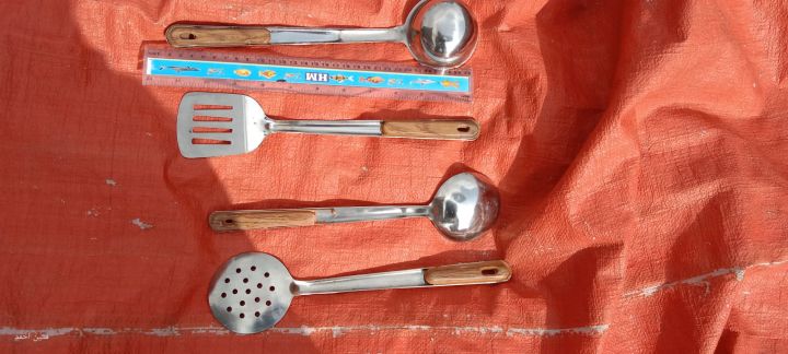 kitchen cooking set 1 pawa 1 karchi 1 kafgeer 1 palta small size 11 ...