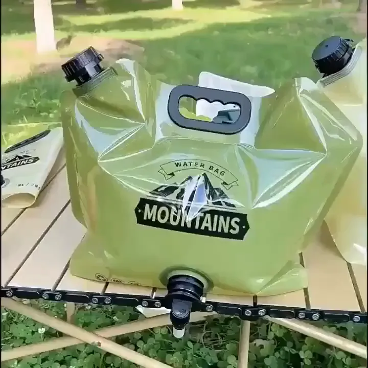 New 8L Large Portable Water Container with Tap – Foldable, Leakproof ...