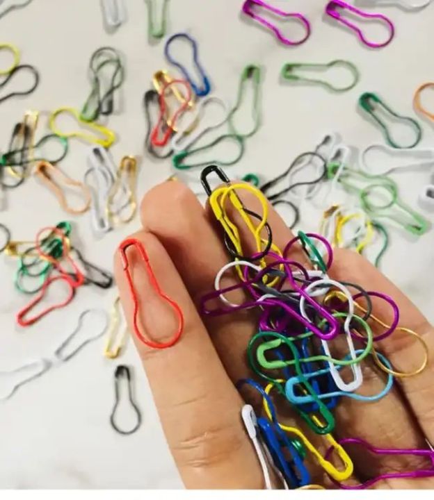 25 Piece (PCS)_Colorful Safety Pins_ Clothing Tag Pins Bulb - Metal ...