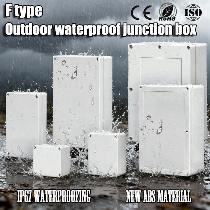 F-type outdoor IP67 waterproof junction box for monitoring power ...