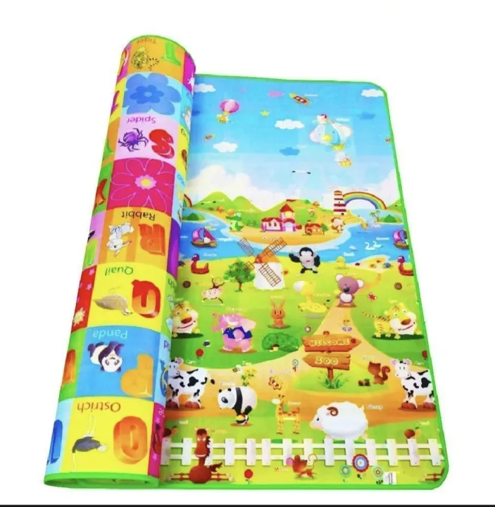 Baby Mat 5×6 Feet With Abcd Based, Double Sided Print | Daraz.com.np