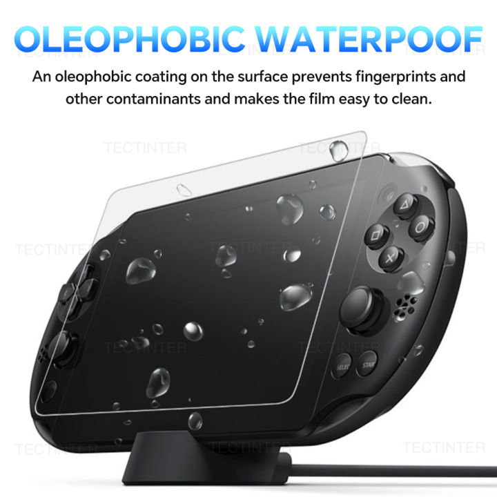Screen Protector for PS Vita PSV 1000 Front Tempered Glass +Back Clear ...