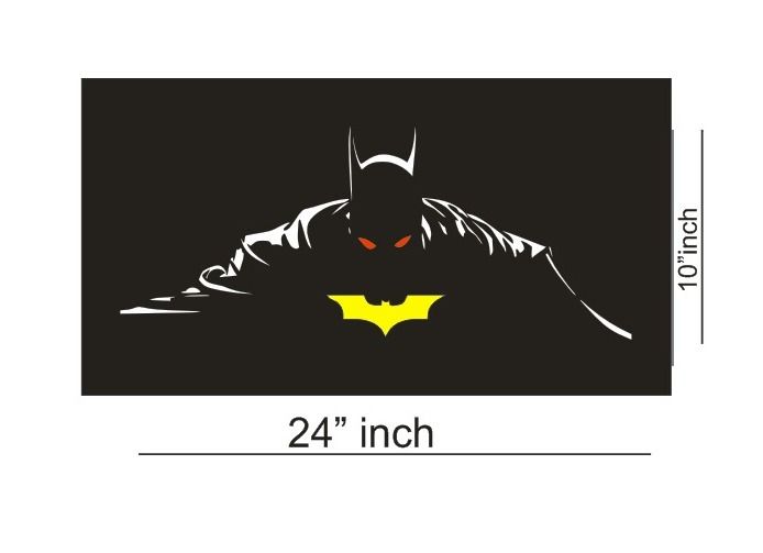 Stylish Batman Sticker for car back screen 24"x10" inch | Daraz.pk