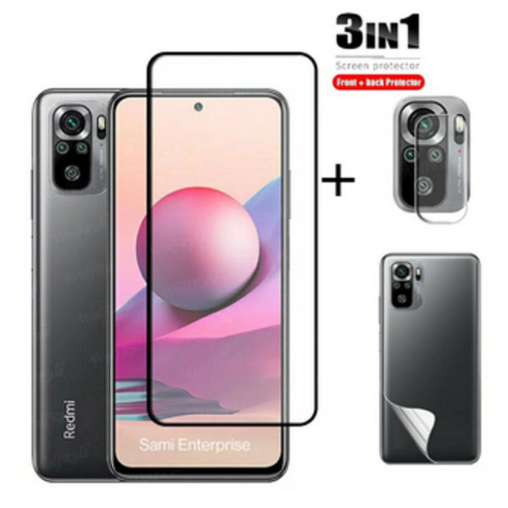 3-in-1 Screen Protector for Xiaomi Redmi Note 10 Series - Full ...