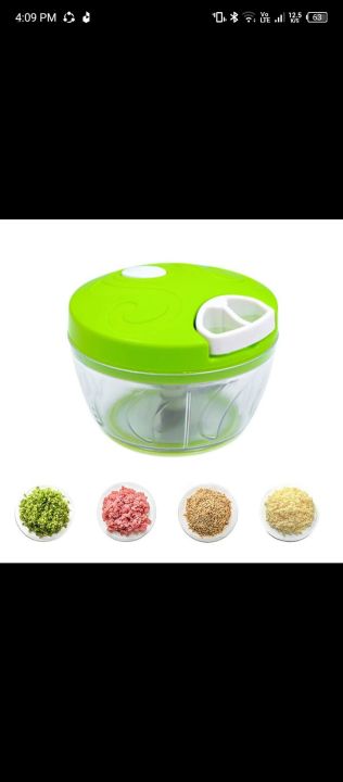 Portable Mini Speedy Hand Choper String Chopper Manualy Daraz Pk