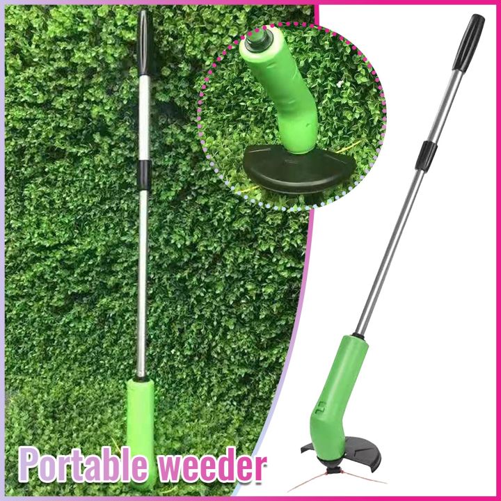 Handheld Telescopic Weed Trimmer Multifunctional Lawn Mower Portable ...